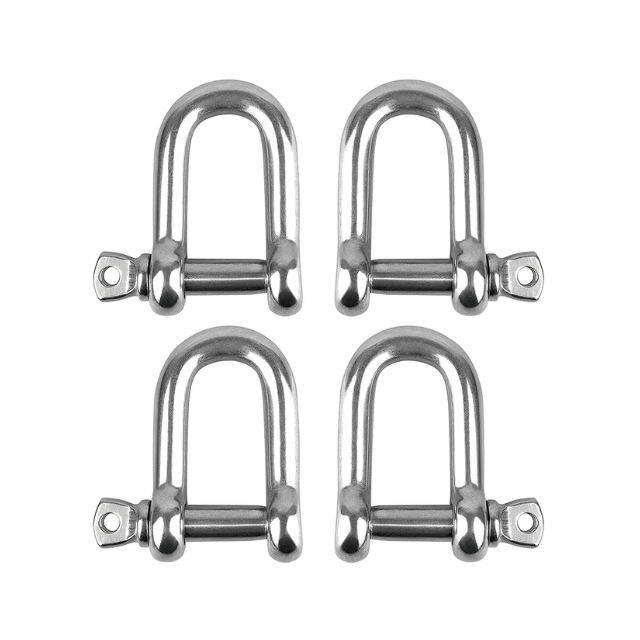 D SHACKLE STAINLESS STEEL 316 - World Shading